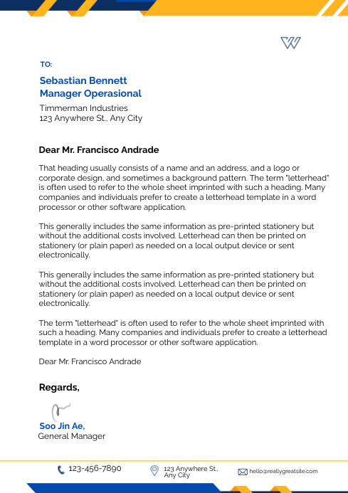 LETTER HEAD Template | PosterMyWall