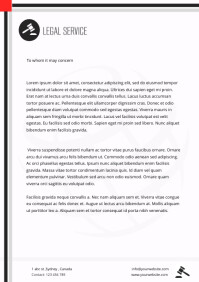 LEGAL letter head template | PosterMyWall