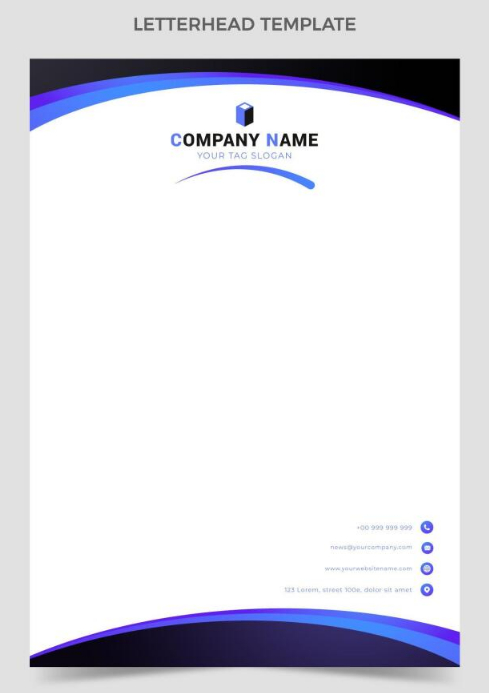 Letter head template design | PosterMyWall