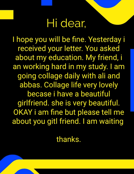 LETTER HEADER Template | PosterMyWall