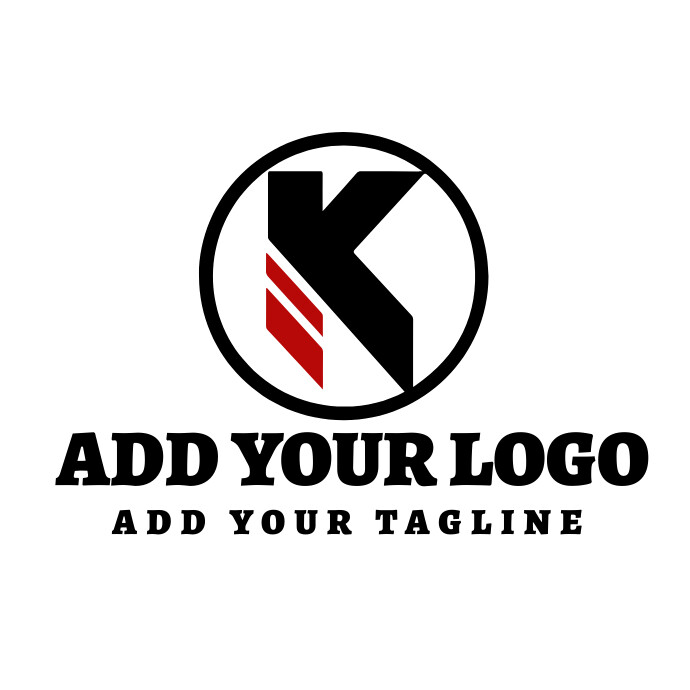 LETTER K/COMPANY/BRAND/BUSINESS/VECTOR LOGO Template | PosterMyWall