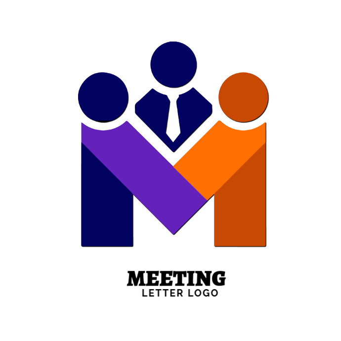 Letter M meeting logo Template | PosterMyWall