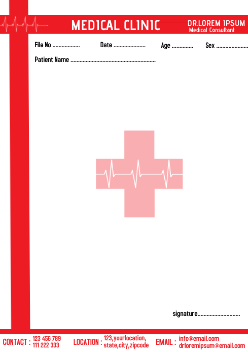 LETTER PAD & ENVELOPE Template | PosterMyWall