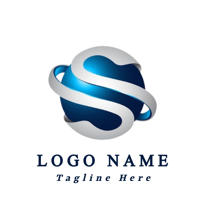 letter s sphere logo template | PosterMyWall