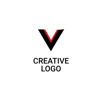 Letter V Logo Template | PosterMyWall