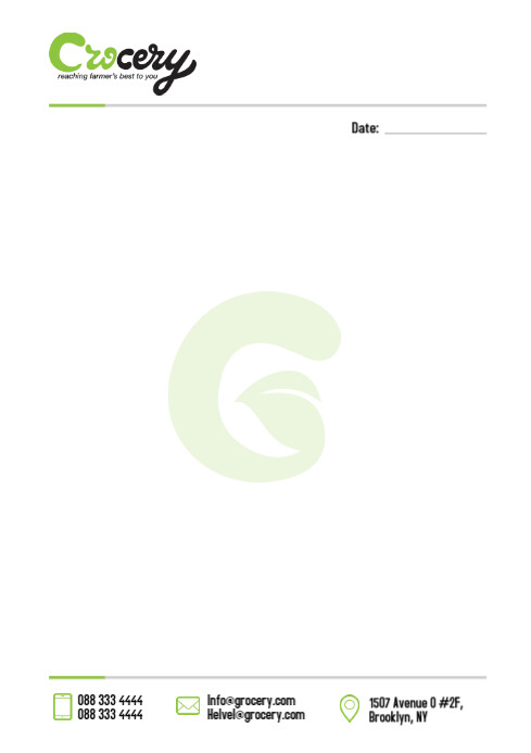 Letterhead Design, Company Pad Template | PosterMyWall