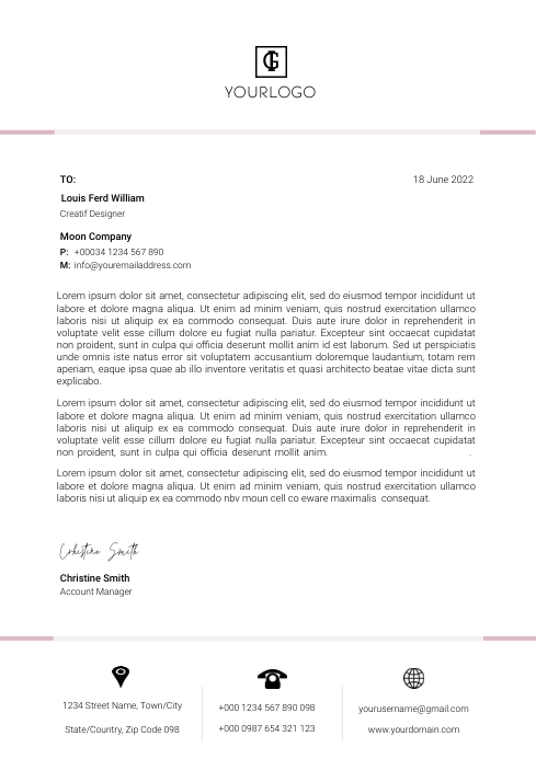 letterhead Template | PosterMyWall