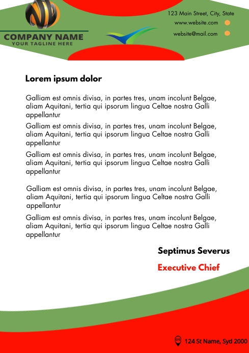 Letterhead Flyer Template | PosterMyWall