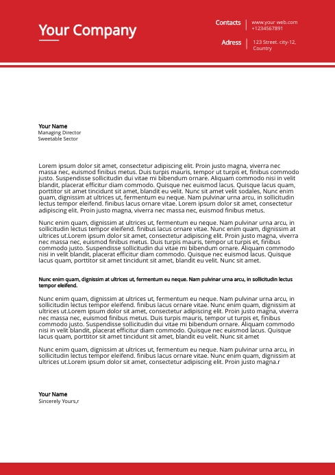 Copy of Letterhead Template | PosterMyWall