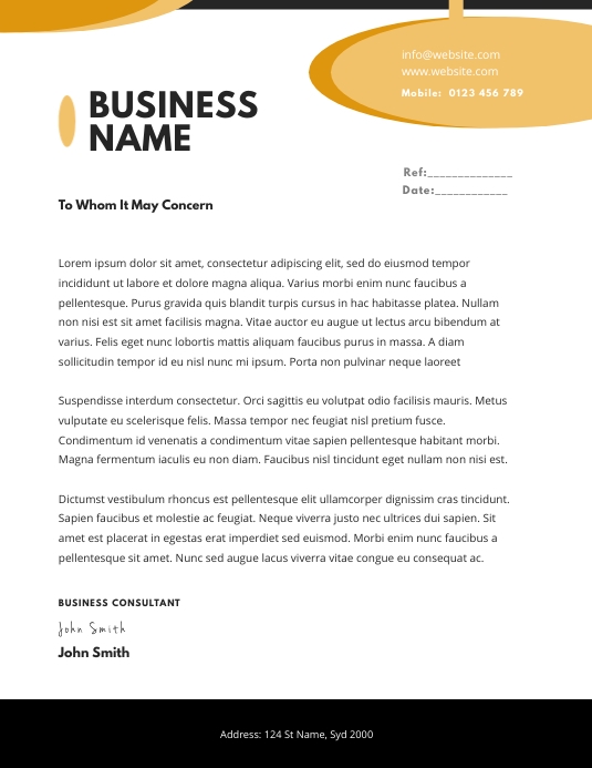 letterhead TEMPLATE flyer | PosterMyWall