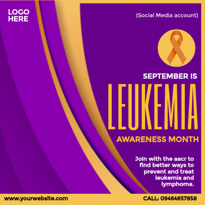 Leukemia Awareness Month Template | PosterMyWall