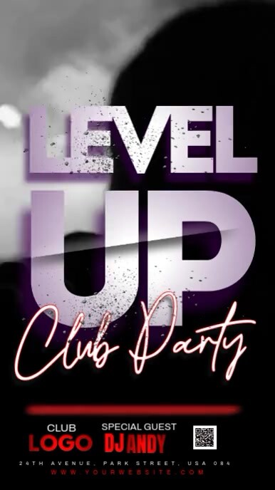 Level Up Night Party Template | PosterMyWall