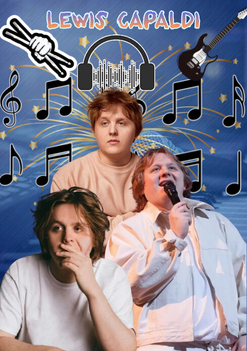 Lewis Capaldi Template | PosterMyWall