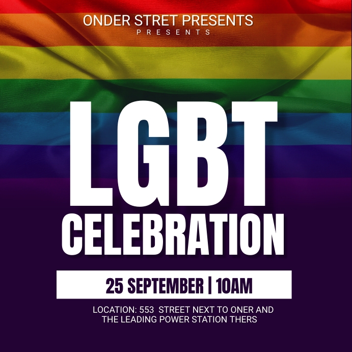 LGBT CELEBRATION Template | PosterMyWall