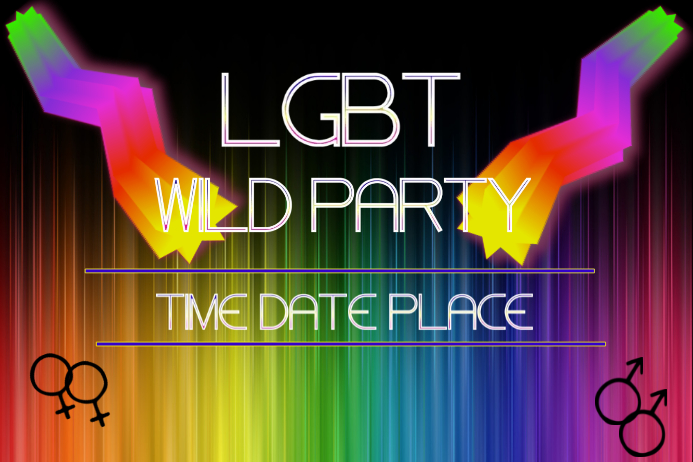 LGBT party Template | PosterMyWall