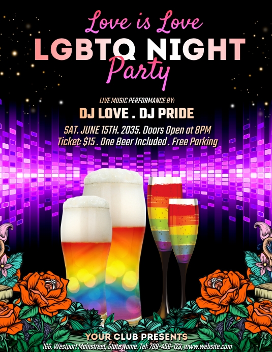 LGBTQ Pride party template | PosterMyWall