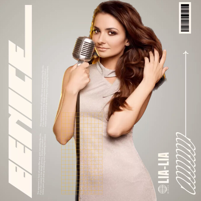 Modèle Lia Lua Album Cover | PosterMyWall