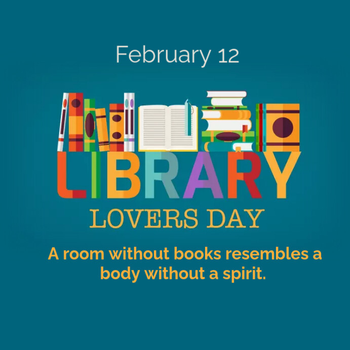 Copy Of Library Lovers Day PosterMyWall Copy Of Library Lovers Day PosterMyWall