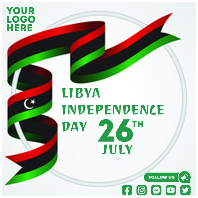 Libya Independence Day Template | PosterMyWall