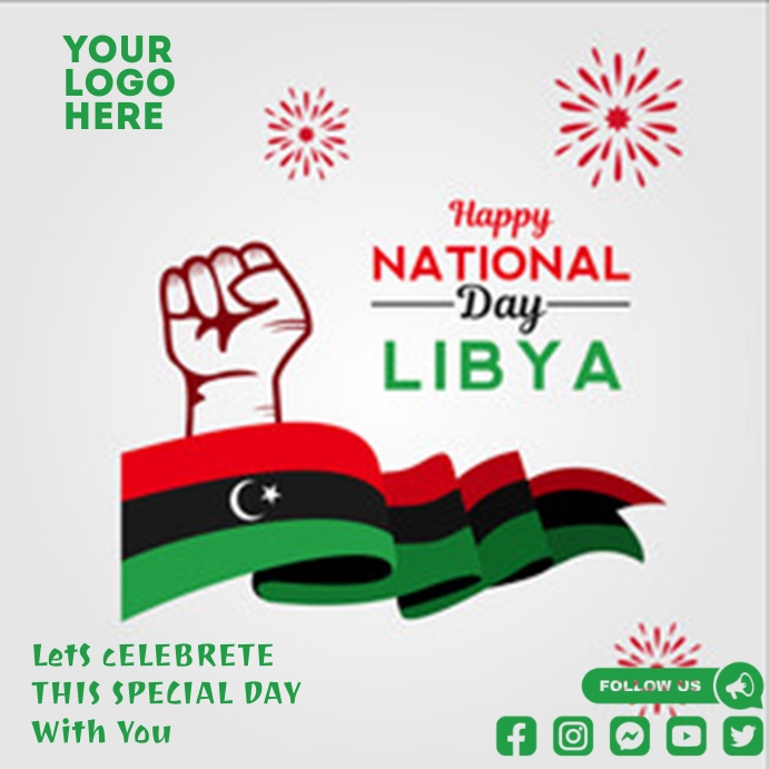 Libya Independence Day Template | PosterMyWall