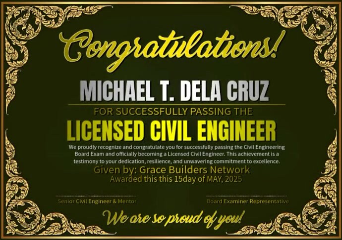 Civil Engineer Certification