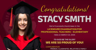 Licensure Examination for Teachers (LET) Template | PosterMyWall