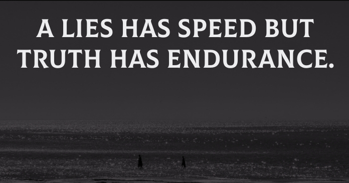 LIES AND TRUTH QUOTE TEMPLATE | PosterMyWall