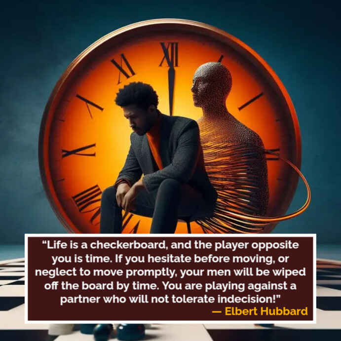 Life & Time Inspirational Quote Template | PosterMyWall