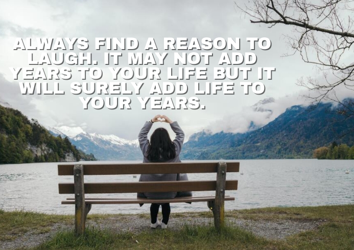LIFE AND LAUGH QUOTE TEMPLATE | PosterMyWall
