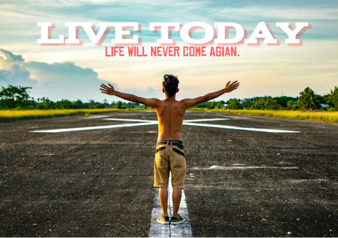 LIFE AND LIVE QUOTE TEMPLATE | PosterMyWall