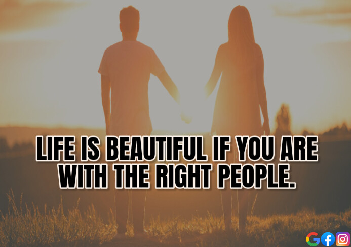 LIFE AND PEOPLE QUOTE TEMPLATE | PosterMyWall