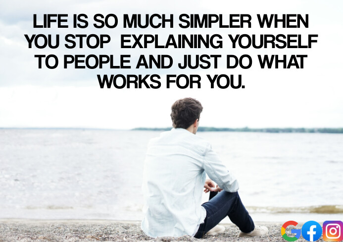 LIFE AND PEOPLE QUOTE TEMPLATE | PosterMyWall