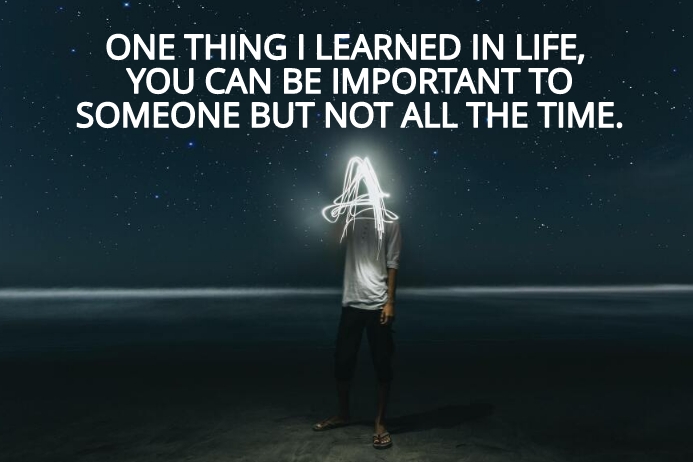 LIFE AND TIME QUOTE TEMPLATE | PosterMyWall