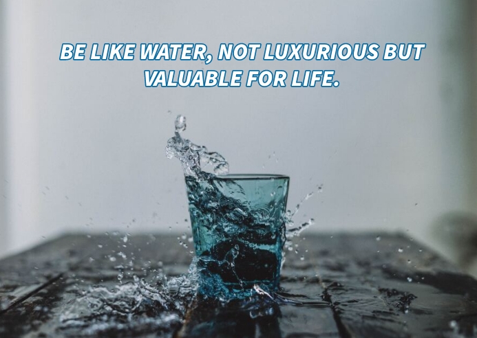 LIFE AND WATER QUOTE TEMPLATE | PosterMyWall
