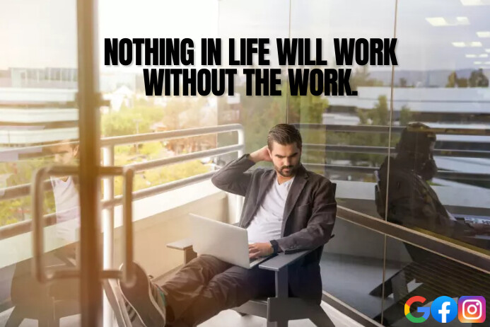 LIFE AND WORK QUOTE TEMPLATE | PosterMyWall