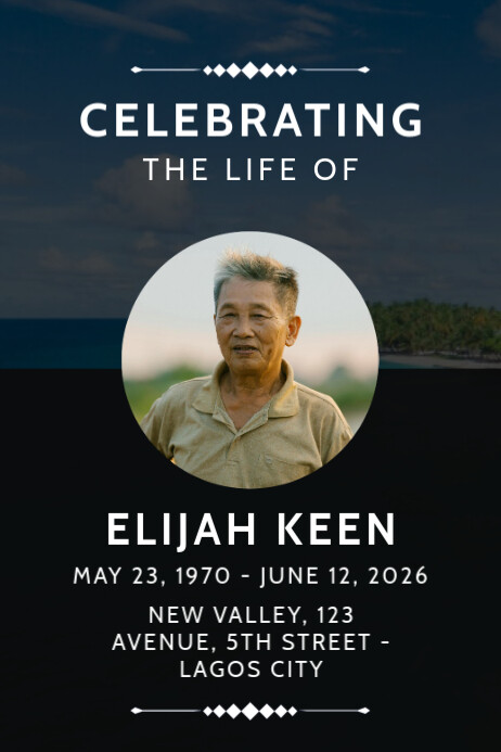 Life Celebration flyer Template | PosterMyWall