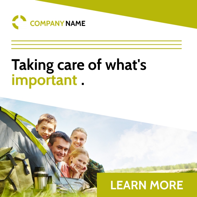 life family insurance promo banner instagram Template | PosterMyWall