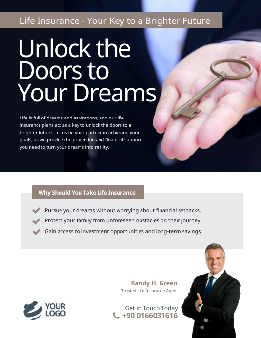 Life Insurance Flyer Ad Adverstisement (1) Template | PosterMyWall
