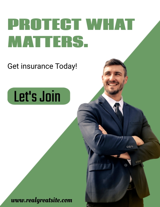 Copy of Life insurance flyer template | PosterMyWall