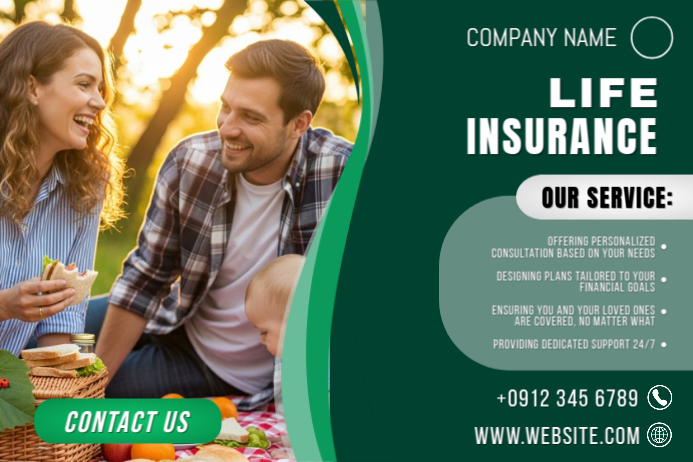 Life Insurance Template | PosterMyWall