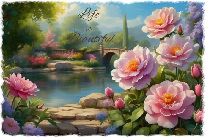 Plantilla de Life is Beautiful | PosterMyWall