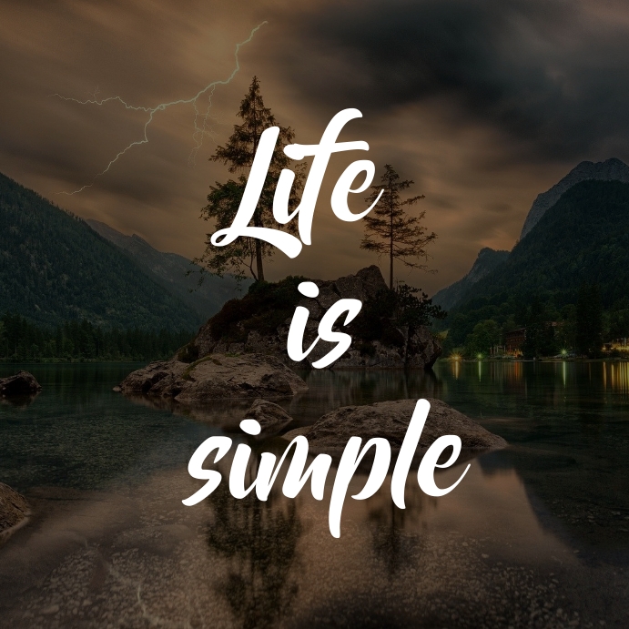 Hidup Adalah Templat | PosterMyWall