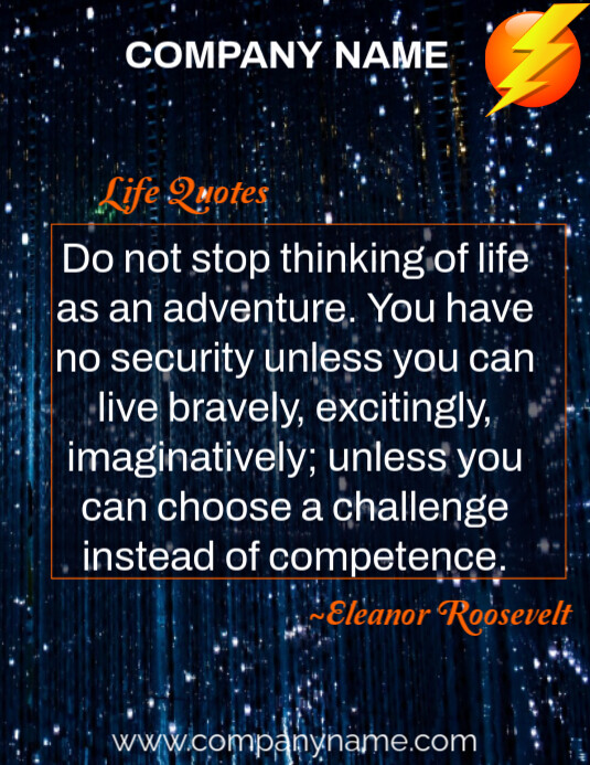 Life Quotes Ad Template | PosterMyWall