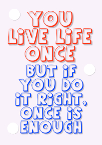 Life Template | PosterMyWall