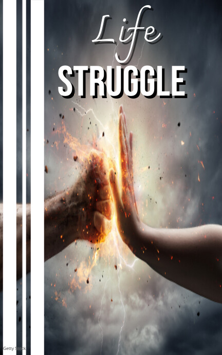 Life Struggle Kindle ebook Cover Template | PosterMyWall