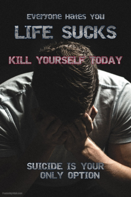 Copy of Life Sucks | PosterMyWall
