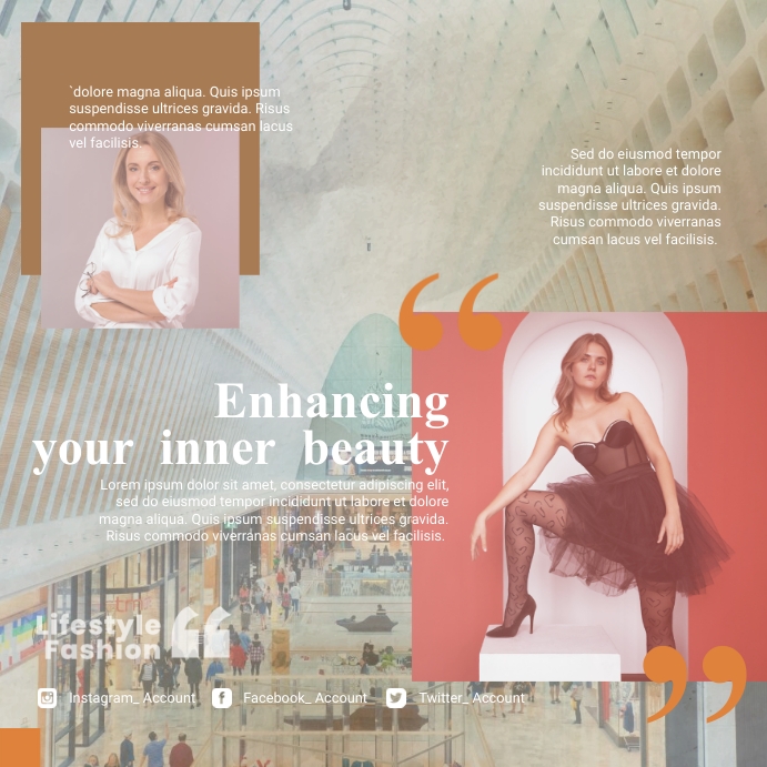 Copy of Lifestyle Fashion Instagram AD | PosterMyWall