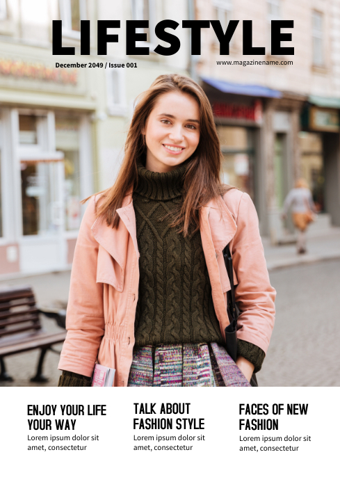 Copy of Lifestyle Magazine Cover Template | PosterMyWall