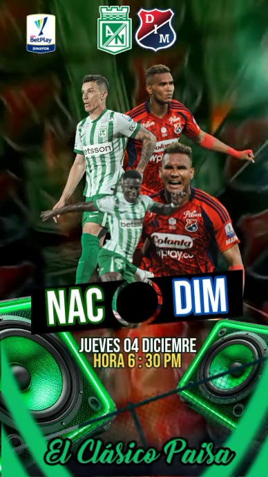 liga betplay dimayor 2025 Template | PosterMyWall