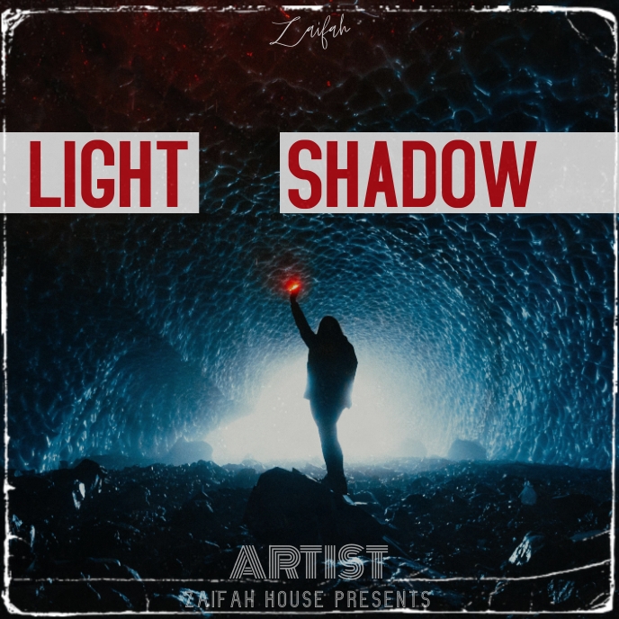 Light album cover design template | PosterMyWall